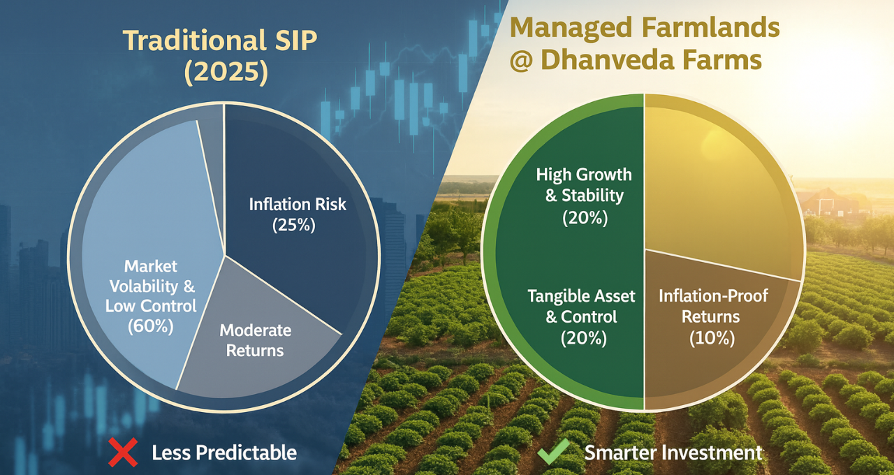 SIP vs Managed Farmlands: Best Investment Near Bangalore